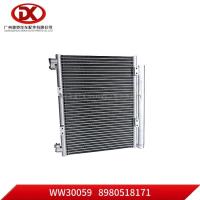 China Air Conditioner Radiator 8980518171 for Isuzu NPR75 Truck 24V AC Condenser for sale
