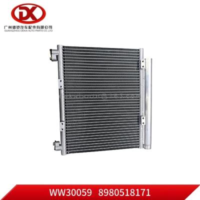 China Air Conditioner Radiator 8980518171 for Isuzu NPR75 Truck 24V AC Condenser for sale