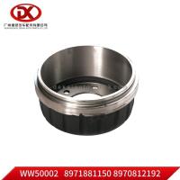 China Brake Drum 8971881150 8970812192   8 97188115 0 8 97081219 2 for ISUZU 4HG1/4HG1-T/4HE1/4HK1/700P/NPR/NQR Truck Parts for sale