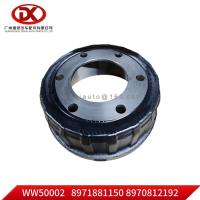 China Brake Drum 8971881150 8970812192   8 97188115 0 8 97081219 2 for ISUZU 4HG1/4HG1-T/4HE1/4HK1/700P/NPR/NQR Truck Parts for sale