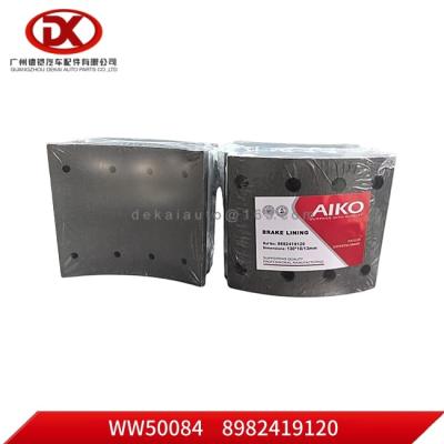 China Brake Lining 8982054540 8982393470 8982419120  ISUZU NQR90 Truck Parts for sale