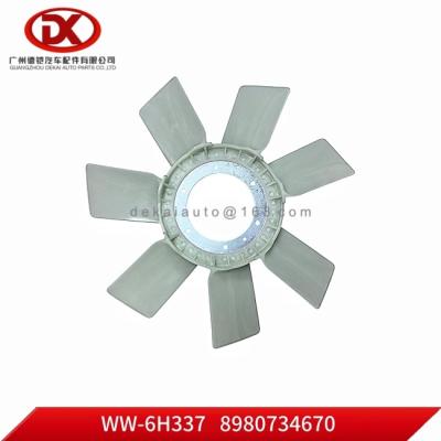 China Fan Blade 8980734670 8 98073467 0 for ISUZU FVZ34 G3 6HK1-TC Truck Parts for sale