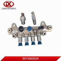 China Isuzu 4HK1 Common Rail Fuel Rail Assembly 8973060634 8-97306063-4 8973060633 8973060632 for sale