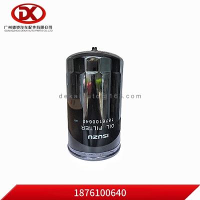 China ISUZU High-Quality Engine Oil Filter Element 1876100640 1876100641 1-87610064-0  for ISUZU FVR 6HK1 Heavy Duty Trucks for sale