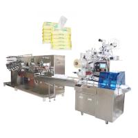 China 30 - 120PC Wet Wipes Production Machine With 5 Slitting Lanes Baby Wipes Packing Machine for sale