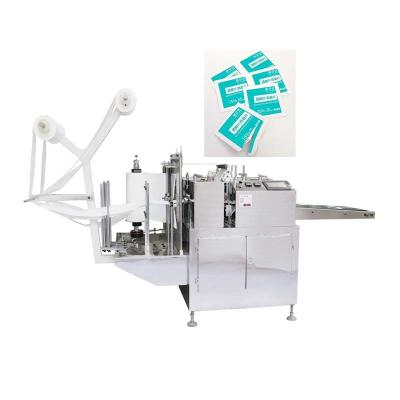 China Horizontal Alcohol Swab Machine Mechanical 3KW Wipes Packaging Machine for sale