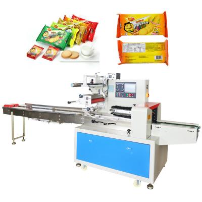 China 220v Biscuit Pillow Packaging Machine Continuous Packer Flow for sale