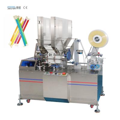 China 220V 50Hz Drinking Straw Packing Machine Filling Range 1-50g Accuracy ≤±1% for sale