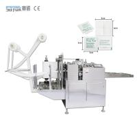 China 400mm Film Width PLC Alcohol Swab Manufacturing Machine Alcohol Prep Pad Production Machine for sale