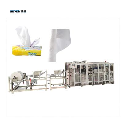 China Intelligent  Wet Floor Wipes Making Packing Machine 380V 50/60 Hz Servo Control for sale