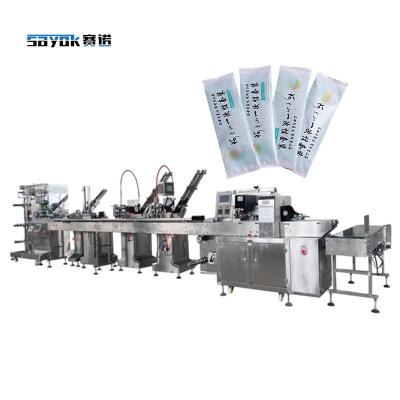 China CE Certified Napkin Toothpick Spoon Automatic Packing Line Automatic Feeding Sealing Packing for sale
