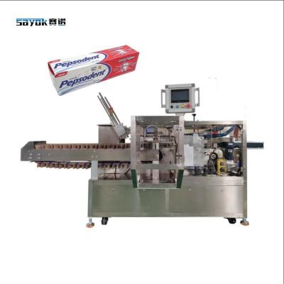 China High Loading Performance Tube Products Cartoning Machine With Imported PLC Full Computer Control System for sale