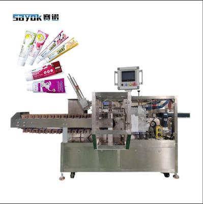 China Compatible Horizontal Cartoner Machine For Different Size Of Toothpaste Tubes for sale