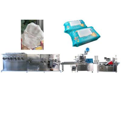 China Wet Wipes Production Solution With Water Filtration System For 30-120 PCs Bulk Pack for sale
