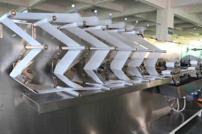 China Compact baby wipes making packing line featuring continuous feeding and high speed operation for large scale manufacturing for sale