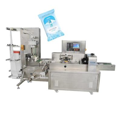 China Multi Function Wipes Machine For Cooling Wet Wipe Single PC Pack Automatic Production Line for sale