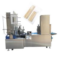 China Full Servo Control Sticks Automatic Counting Packing Machine For Tiny Fruit Bamboo Skewers for sale