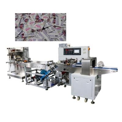 China Competitive Price 5-30 PCs Cleaning Wet Wipes Packing Solution With Single Automatic Slitting Lane for sale
