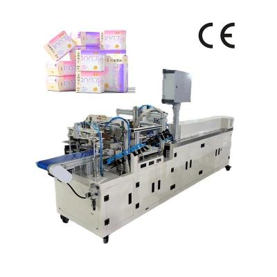 China Servo Driven 8-10 PCs Sanitary Napkin Premade Pouch Automatic Bagging Sealing Machine for sale