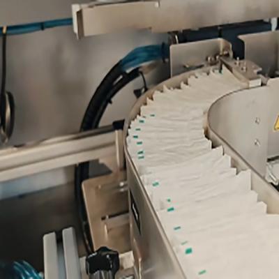 China Intelligent Surgical Glove Paper Wallet Type Wrapping Machine With Customized Bi-fold Device 220V for sale