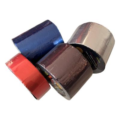 China Aluminum Bitumen Tape Self Adhesive Roof Crack Repair Tape Waterproof for sale