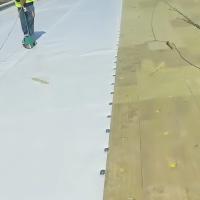 China Polyester Enhanced Roof Waterproof Membrane 1.5mm Thermoplastic Polyolefin Membrane for sale