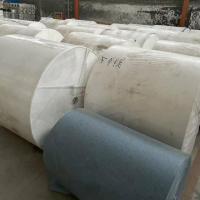 China Long Filament Polyester Asphalt Cloth / White 100% Polyester Felt Fabric for sale