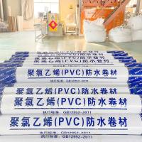 China Manufacturer 60mil 1.5mm Waterproof Material Pool Roll Roofing Black PVC Membrane Roofing for sale