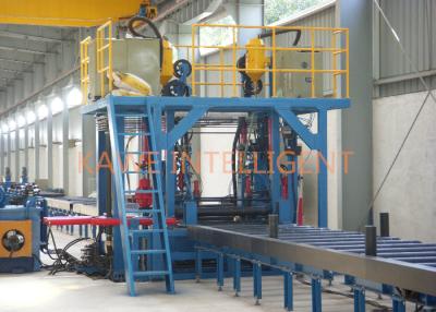 China H Beam Pull Through Welding Machine Flange Width 150-500mm Web Height 300-1500mm for sale