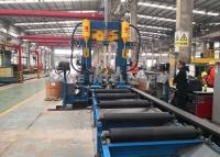 China H Beam Automatic Welding Machine 5-12mm Thickness 1500mm Web Height Welding Line for sale