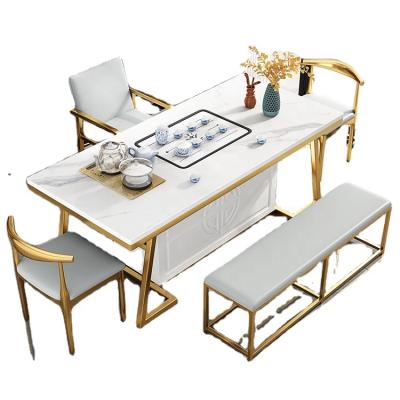 China Chinese office tea table and chair luxury business negotiation reception coffee table home multifunctional desk for sale