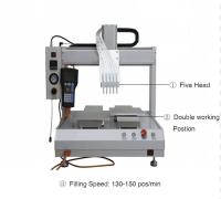 China PLC Control Automatic Glue Filling Machine 1.5kW 220V with ±1% Accuracy for 5-50ml Volumes for sale