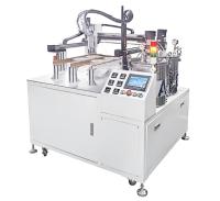 China PLC Control Automatic Glue Filling Machine 220V with ±1% Accuracy and 20-50 Bottles/Min Speed for sale
