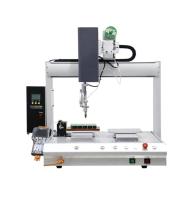 China MT Automatic Soldering Machine 110V/220V with LCD Display, 200-450°C Temperature Range, 400×300×200mm Station Size for sale