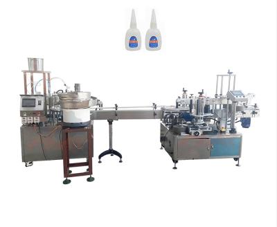 China MT 50Hz Automatic Glue Filling Machine 1.5kW with 5-50ml Volume Range and 20-50 Bottles/Min Speed for sale