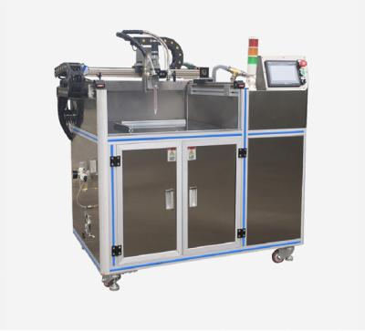 China 220V Automatic Glue Filling Machine with PLC Control - 20-50 Bottles/Min Speed, 5-50ml Capacity for sale