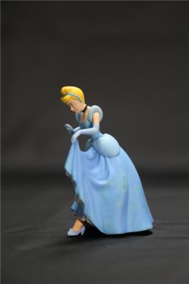 China Blue Color Dress Little Collectible Toys Snow White Figure For Kids for sale