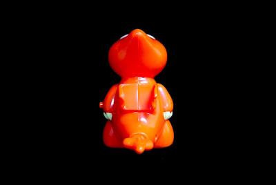 China Orange Dinosaur Ruler Plastic Toy Figures For Kid Play Multi Shapes Available for sale