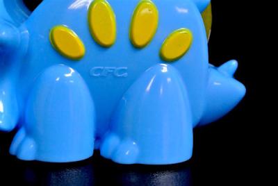 China Blue Stationery Plastic Toy Figures With Transparent Tape 11*6.5*5.5cm for sale