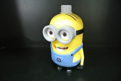 China Three Type Cartoon Shampoo Bottle Minion Dave Talking Action Figure For Collection for sale