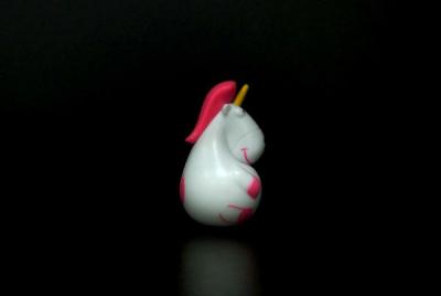 China Personalized Unicorn Plastic Figures Toys As Gift For Family White Color for sale