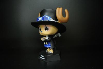 China Customized One Piece Figure Collection For Promotion Black Color 8*5*3cm for sale