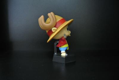 China One Piece Character Cartoon Custom Plastic Toys With A Strawhat 3.5 Inch for sale