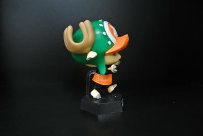 China One Piece Japanese Pvc Figures With A Green Hat  Environment PVC Material for sale