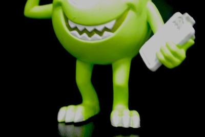 China Green Color Body Little Collectible Toys 2 Inch Tall From Monsters University for sale