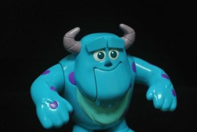 China Blue James P.Sullivan Collectible Action Figures With Eco - Friendly PVC Materia for sale