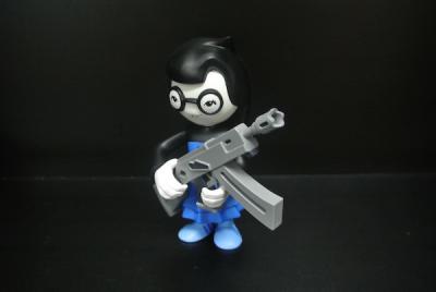 China Professional Custom Action Figures Glass Display Case From Happy Worker for sale