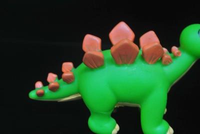 China Small Green Vinyl Mini Dinosaurs , Mini Dinosaur Figures PVC Material for sale