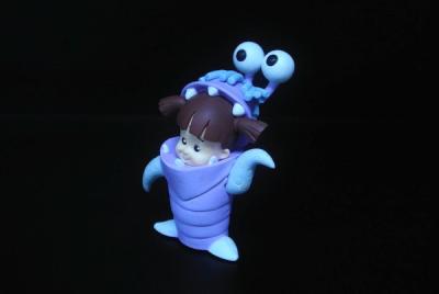 China Mini Girl Little Collectible Toys Two Inch Long Purple Color For Kids Collection for sale