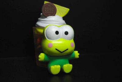 China Frog Ice-cream Cup Custom Plastic Toys 80 - 90 Degree Sale In Shop  For Children for sale